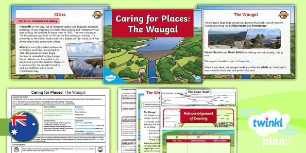 Year 1 HASS Geography Caring for Places Lesson 1 The Waugul