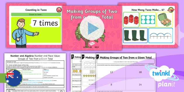 Year 2 Number and Algebra: Multiplying and Dividing by Two Lesson 2