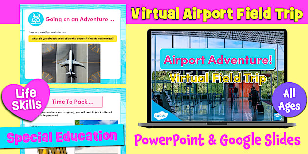 Airport Virtual Field Trip for Special Education - Twinkl