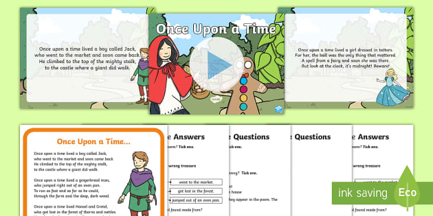 Once Upon a Time... Poem Pack (teacher made)