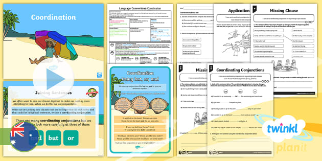 Year 2 Language Conventions Coordination Lesson - Twinkl
