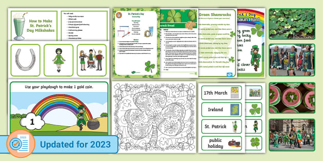 Childminder St Patricks Day Activity Pack | EYFS Resource