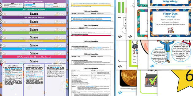 EYFS Space Themed Bumper Planning Pack (teacher made)