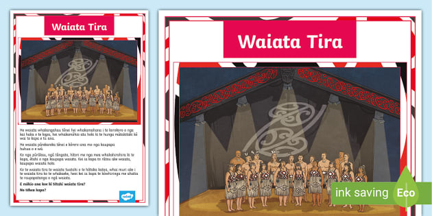 Waiata Tira Poster - Te Reo Māori (teacher made)