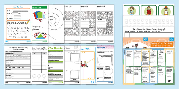 Back to School Activities Year 2 | New Zealand Primary