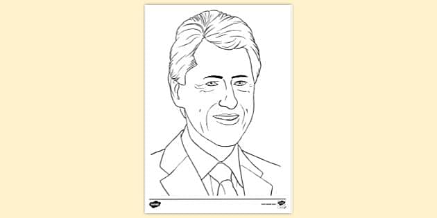 Bill Clinton Drawing