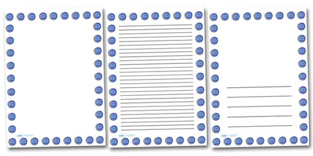 FREE! - Neptune Portrait Page Borders- Portrait Page Borders