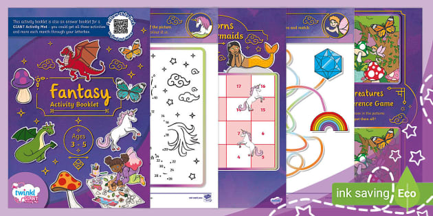 Fantasy Activity Booklet 3 to 5 years (teacher made)