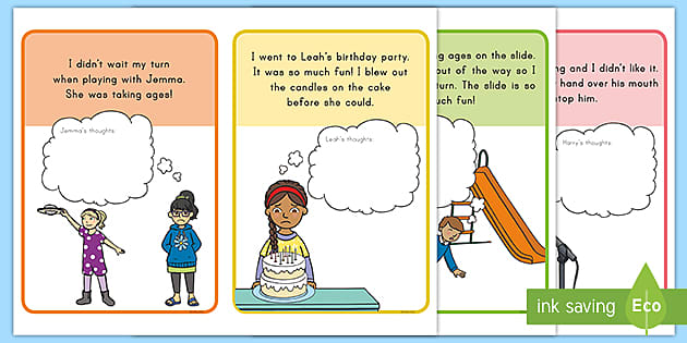 Other People's Feelings Thought Cards (teacher made)