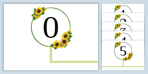 👉 Sunflower-Themed Giant 0 - 200 Number Line - Twinkl 👉 Sunflower-Themed Giant 0 - 200 Number Line - Twinkl