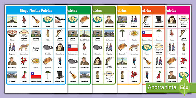 Bingo Fiestas Patrias (teacher made)