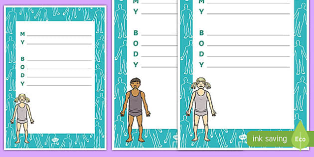 My Body Acrostic Poem (teacher made) - Twinkl