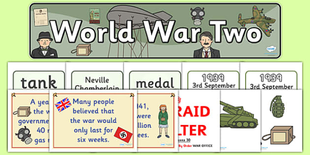 World War Two Display Pack - world war two, display pack, display banner