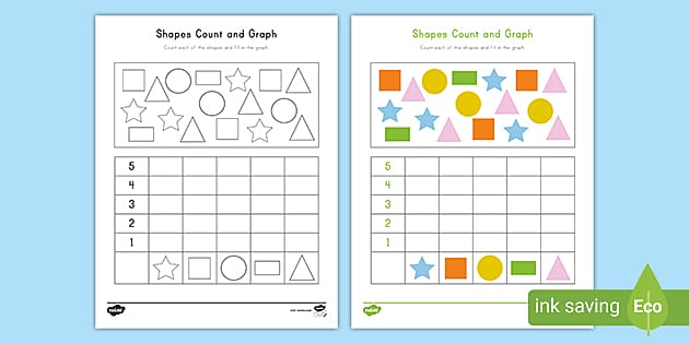 Shapes Count and Graph Activity