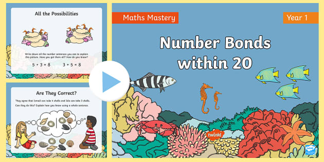 Year 1 Number Bonds within 20 Addition and Subtraction Maths Mastery