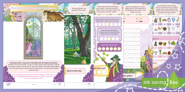 Fantasy and Magical Creatures Escape Room Game