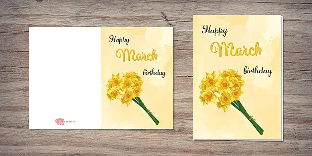 Paper & Party Supplies Blank Cards Floral Birthday Card Printable ...