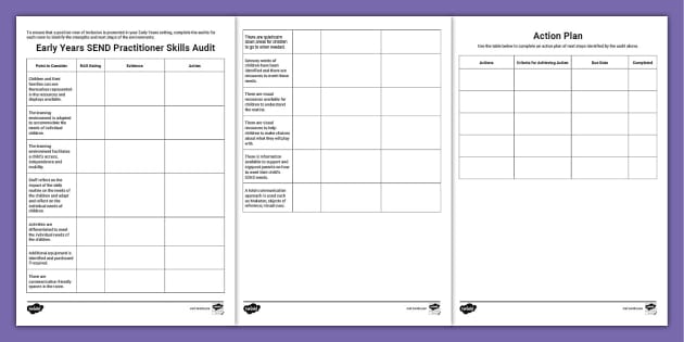 Early Years SEND Environment Audit (teacher made) Early Years SEND Environment Audit (teacher made)