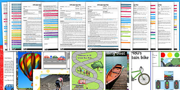 EYFS Transport Themed Adult Input Planning and Resource Pack