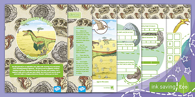 Dinosaurs Escape Room Game (Teacher-Made) - Twinkl