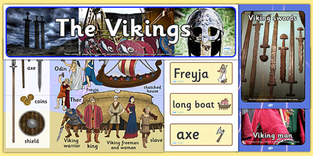 Ready Made Vikings Display Pack (teacher made)