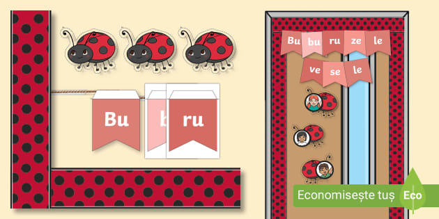 Imagini cu buburuze de decupat | Twinkl România