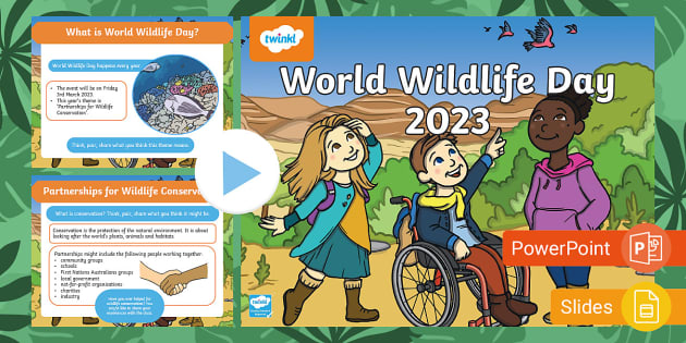 World Wildlife Day 2023 Presentation Years F-2 - Twinkl