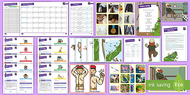 Phonics Level 1 Week 12 - Jack and the Beanstalk Weekly Lesson Pack