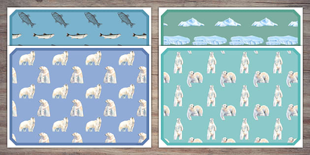 Polar Bear Placemats | Twinkl Party (teacher made) - Twinkl