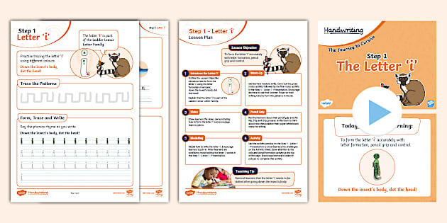 Twinkl Handwriting Scheme: Step 1 Letter 'i' Pack