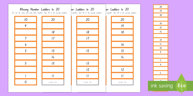 Ladder Missing Number To 20 Worksheet Worksheet ladder-missing-number-to-20-worksheet-worksheet