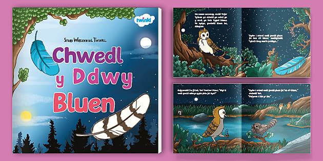Elyfr Chwedl Y Ddwy Bluen Teacher Made Twinkl