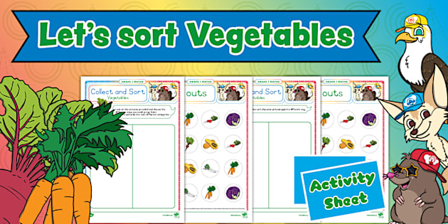 Grade 1 Maths - Term 1- Data Handling - Collect and Sort Worksheet ...