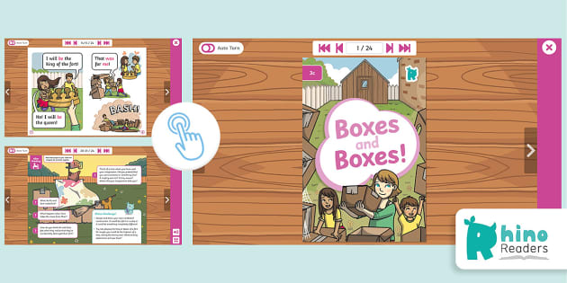 Level 3c Reading Scheme Book: Boxes and Boxes! - Twinkl