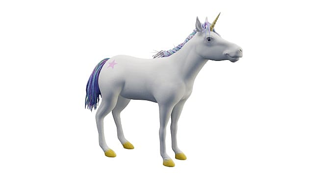 Unicorn Augmented Reality (AR) Quick Look Model Educational Teaching ...
