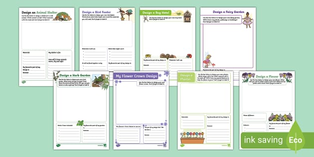 Garden Design a... Activity Pack (teacher made) - Twinkl