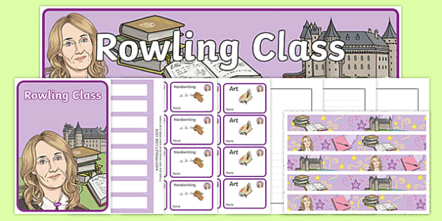 👉 J K Rowling Themed Class Resource Pack - Twinkl
