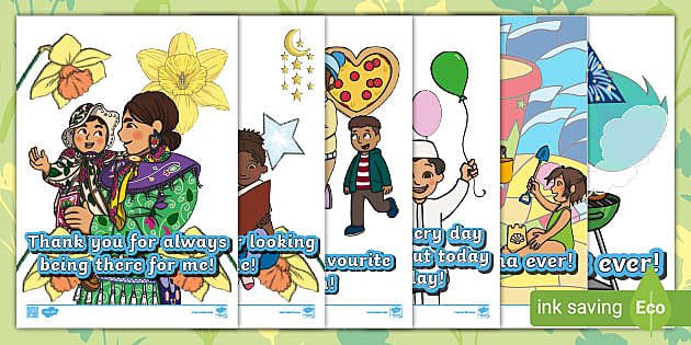 ESL Inclusive Mother's Day Cards (teacher made) - Twinkl