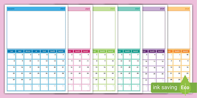 Calendar cu fotografiile clasei 2024 (Hecho por educadores)