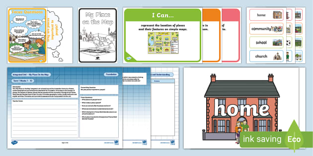 My Place on the Map Integrated Unit of Work Foundation Display Pack