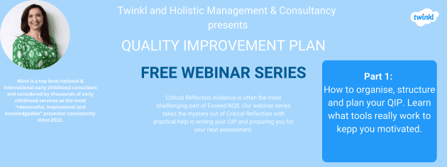 Webinar: QIP Part 1: How to Organise, Structure, and Plan.