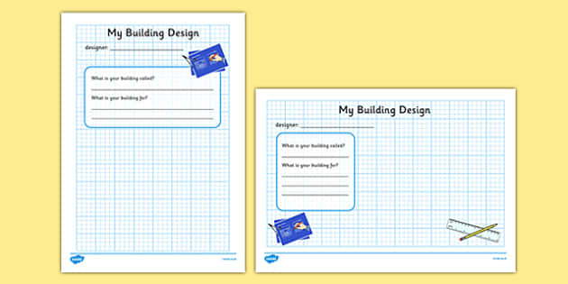 Architects Office Role Play Design a Building Worksheet