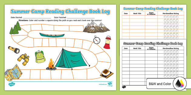 Summer Camp Reading Challenge (Teacher-Made) - Twinkl