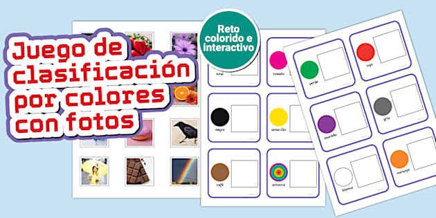 Juego: Clasificación por Colores - Fotos