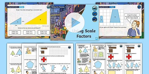 👉 White Rose Maths Compatible Year 6 Using Scale Factors