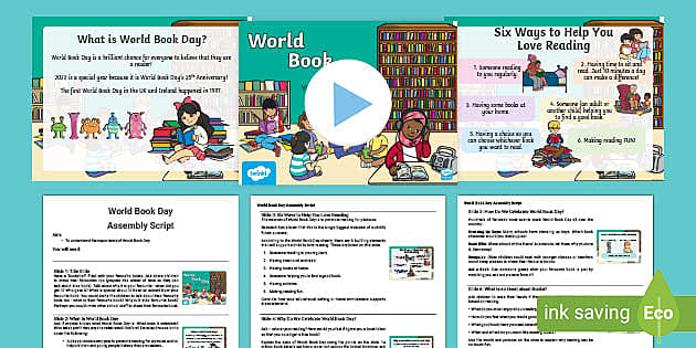 FREE! - I Love Reading Assembly Pack - assembly, assembly powerpoint ...