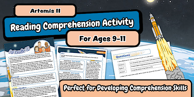 * NEW * Artemis II Reading Comprehension Activity For Ages 9-11