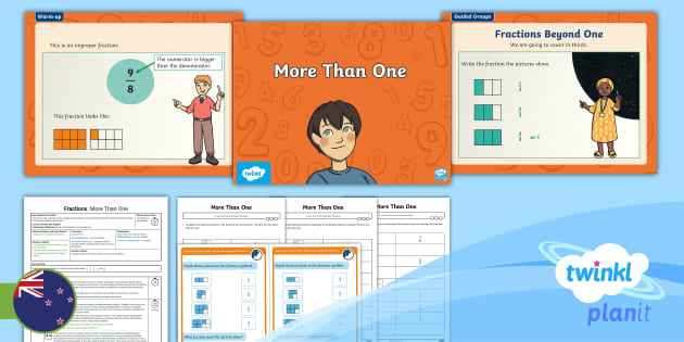 Level 2 Fractions: Read and Write Proper, Mixed and Improper Fractions ...