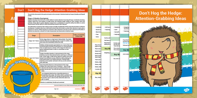 Attention Grabbing Activities: Developing Attention Skills in Autistic