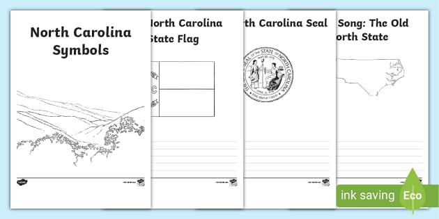 North Carolina State Symbols Activity Booklet (teacher made)